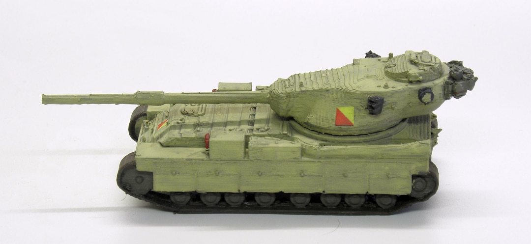 FV215B 183 British Self-propelled Gun Model Kit Unpainted GB UK Tank in ...