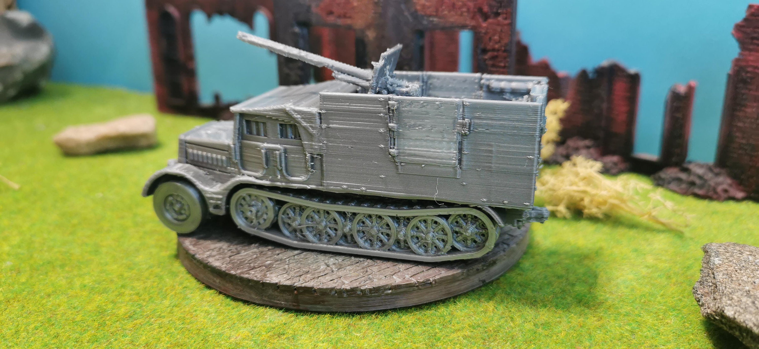 Sd.kfz. 9 diana Half-track Vehicle 7.62 CM Pak - Etsy UK