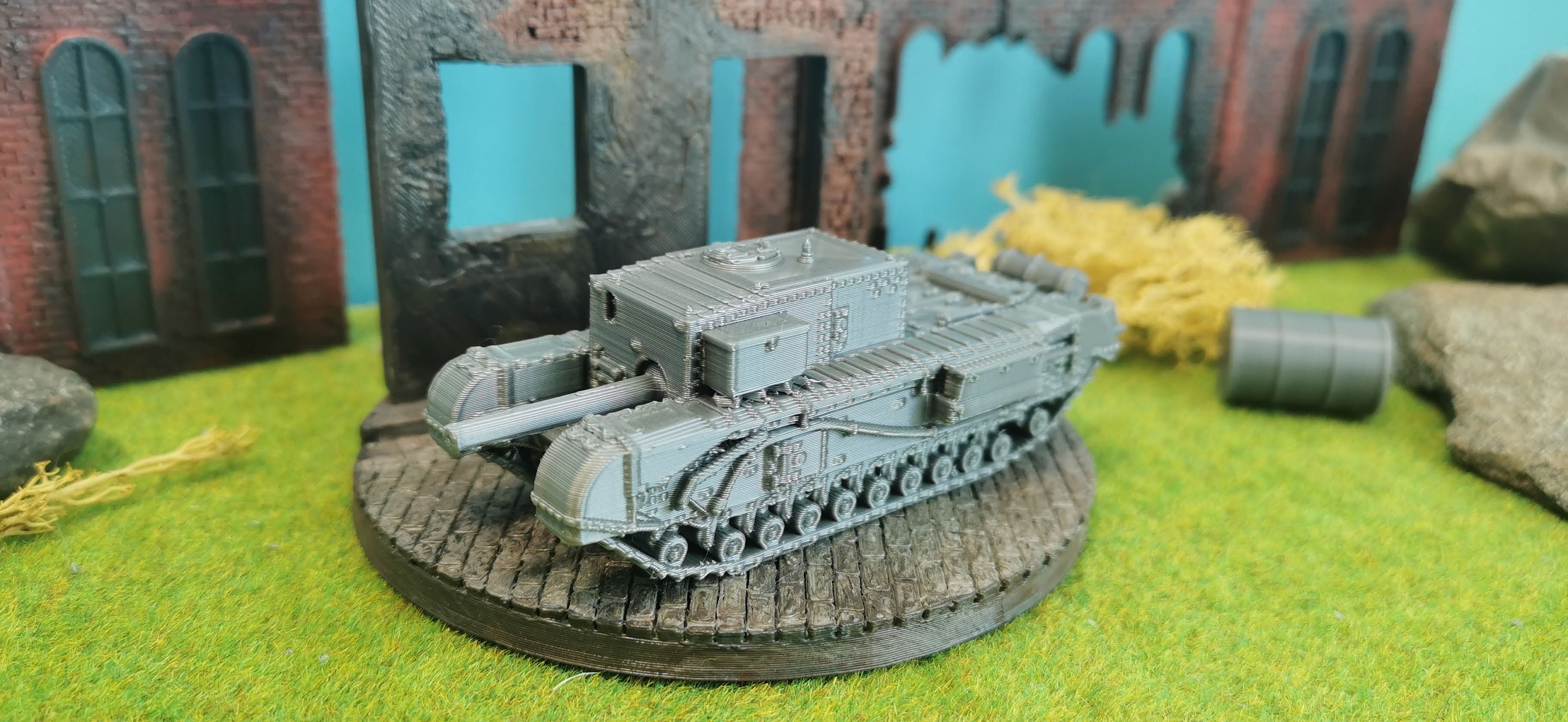 Churchill Gun Carrier WW2 GB UK Panzer Modell Bausatz - Etsy.de