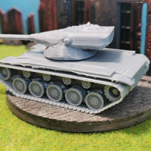 T69 Medium US Tank Prototype as a Model Kit | 28 Mm / 20 Mm / 15 Mm for ...