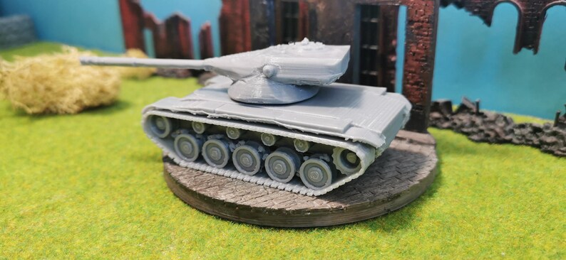 T69 Medium US Tank Prototype as a Model Kit | 28 Mm / 20 Mm / 15 Mm for ...