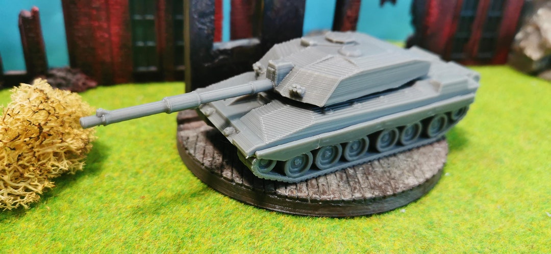 British Challenger 2 MBT GB Tank Model Kit | 28 Mm / 20 Mm / 15 Mm ...