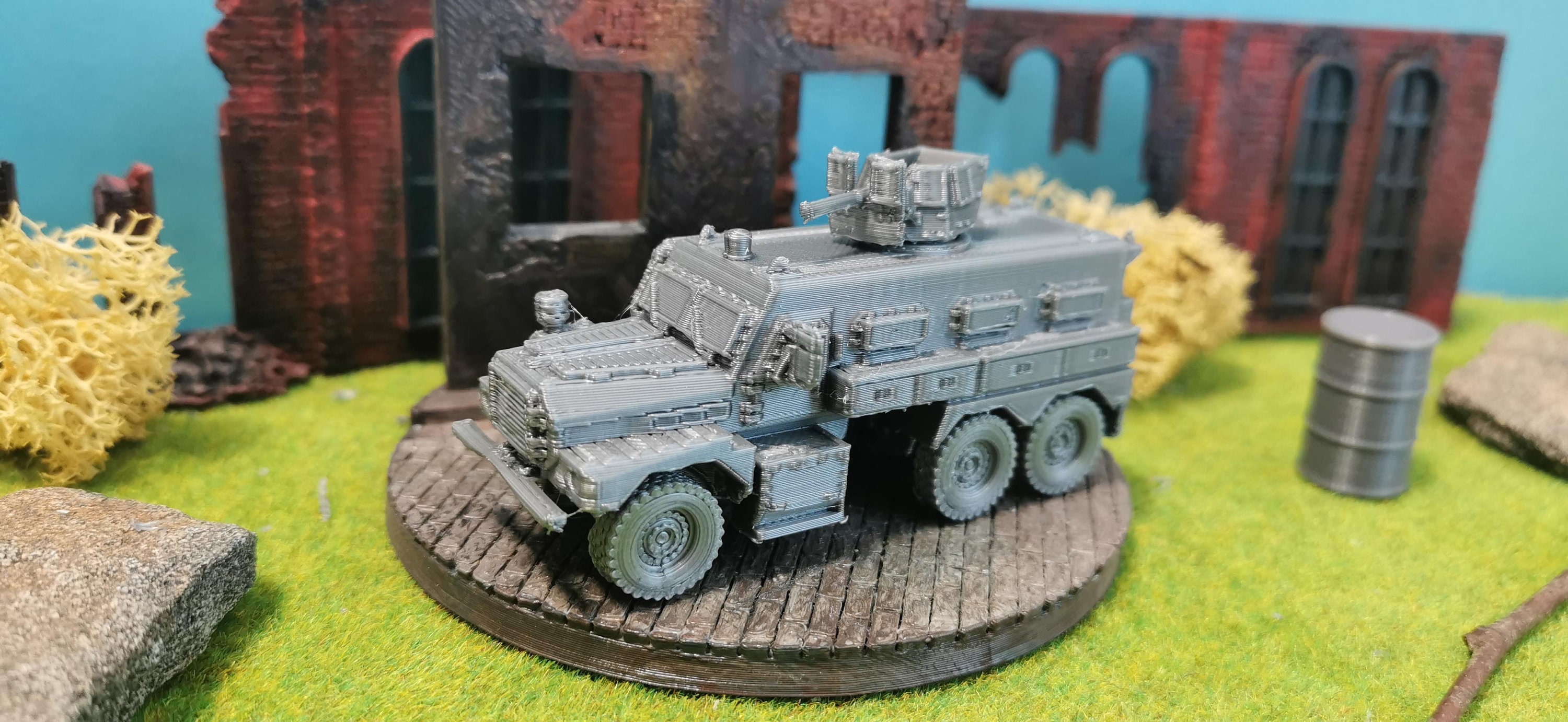 MRAP Cougar 6x6 All Terrain Vehicle UK APC as a Model Kit | 28 Mm / 20 ...