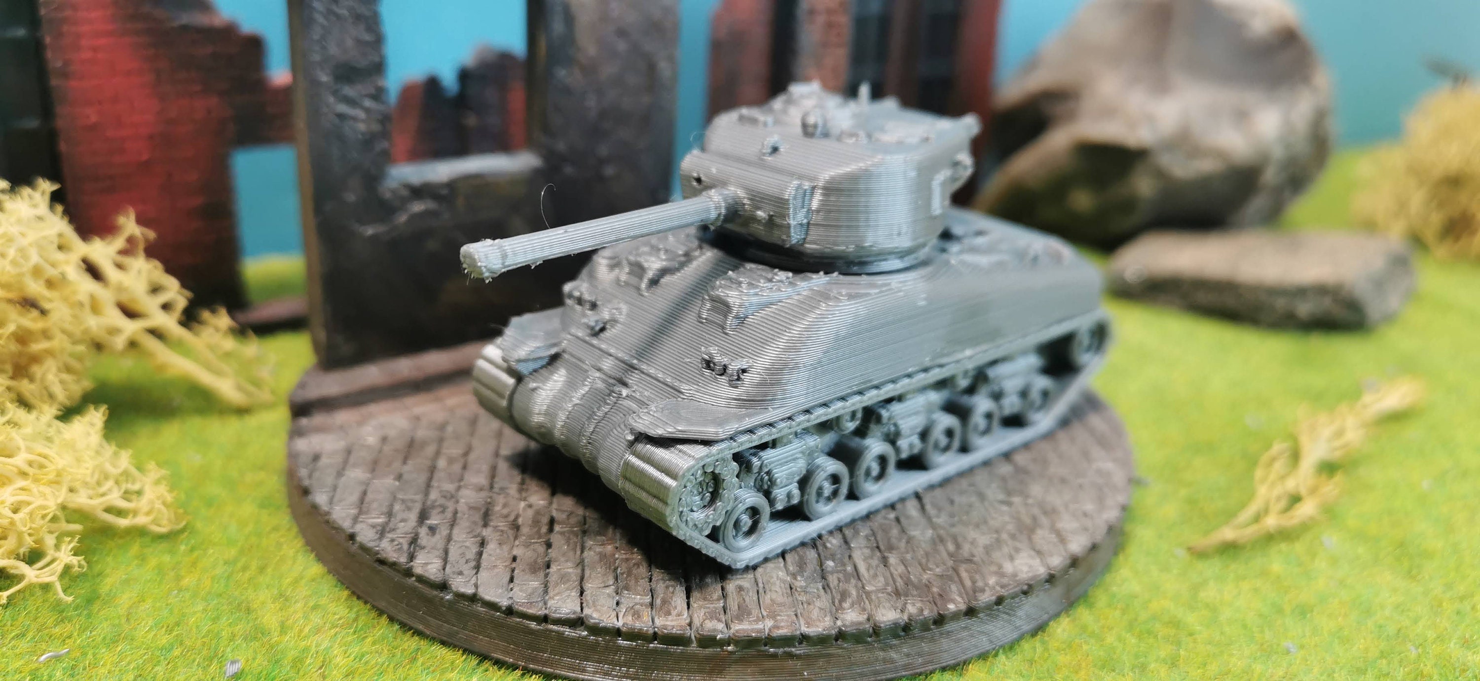 Sherman M4A1 76 W HVSS US Tank WW2 Normandy as Model Kit - Etsy UK