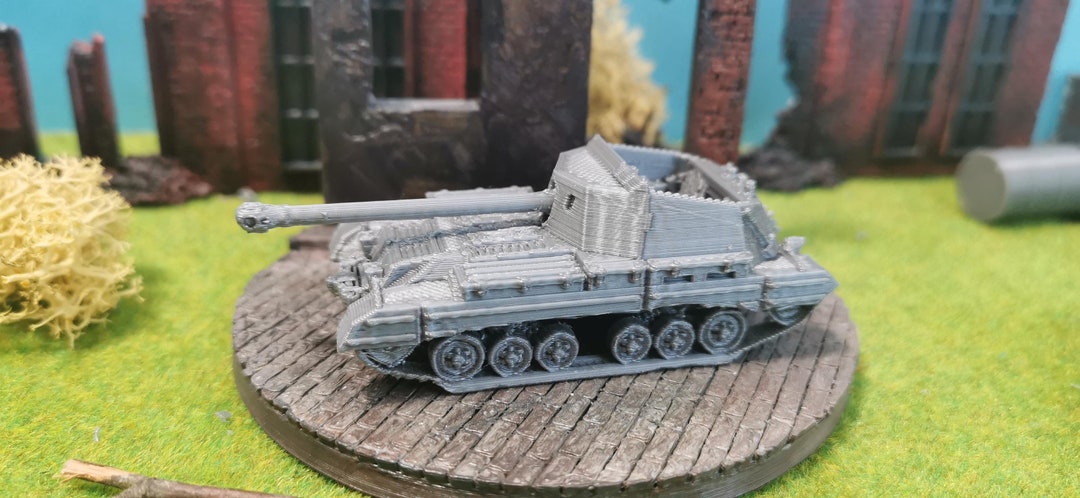 Archer SP 17 British Anti-tank Gun as Tank Model Kit 28 Mm / 20 Mm / 15 ...
