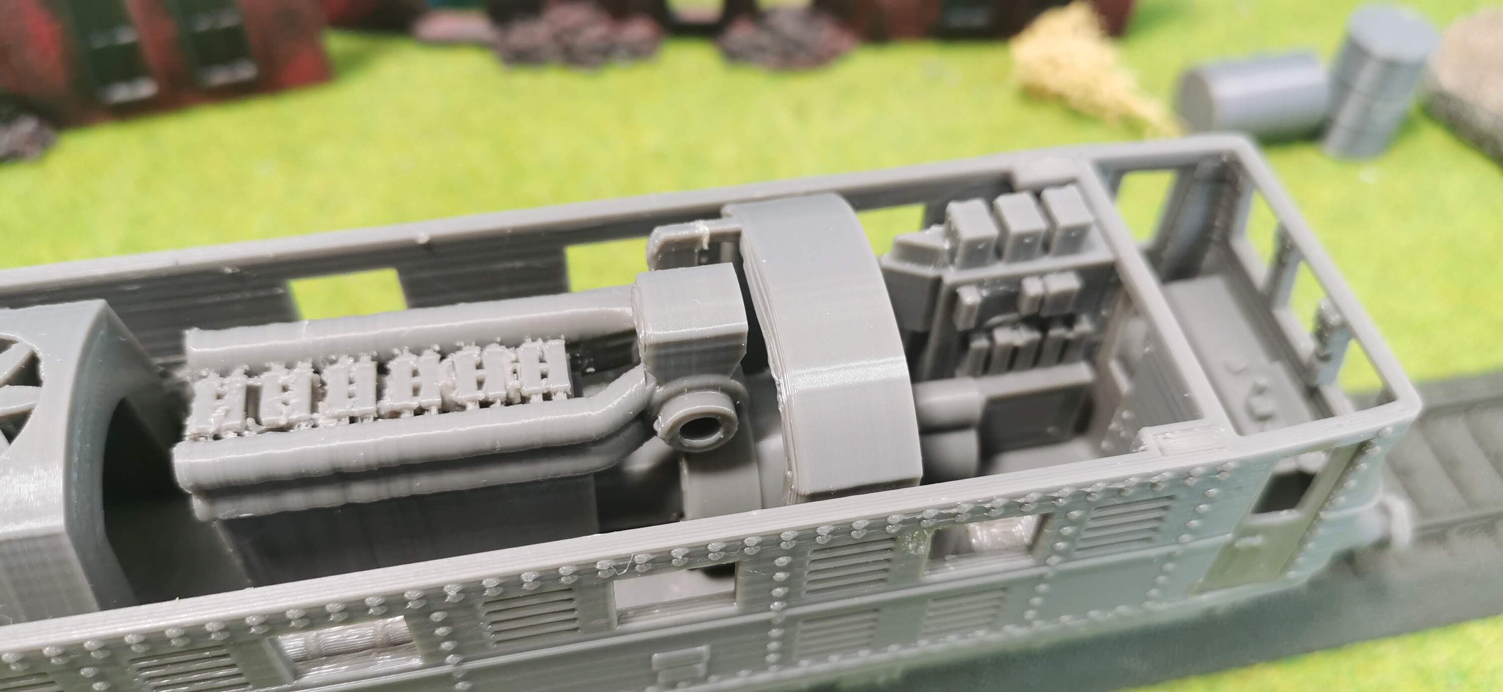 German WW2 Diesel Locomotive D311 Axis Powers Train Heavy Loco Model ...