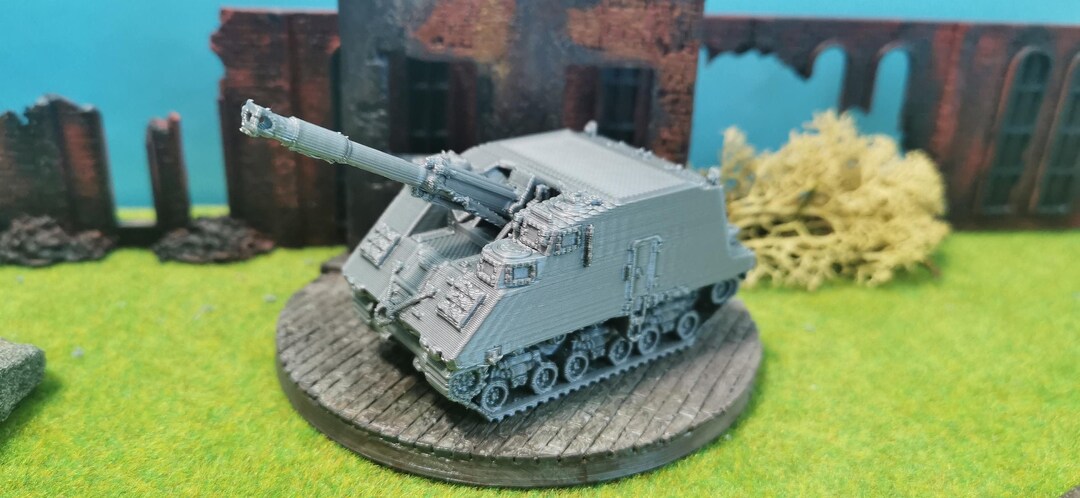 Soltam L33 M-68 IDF Ro'em Self-propelled Gun Israel as Model Kit 28 Mm ...