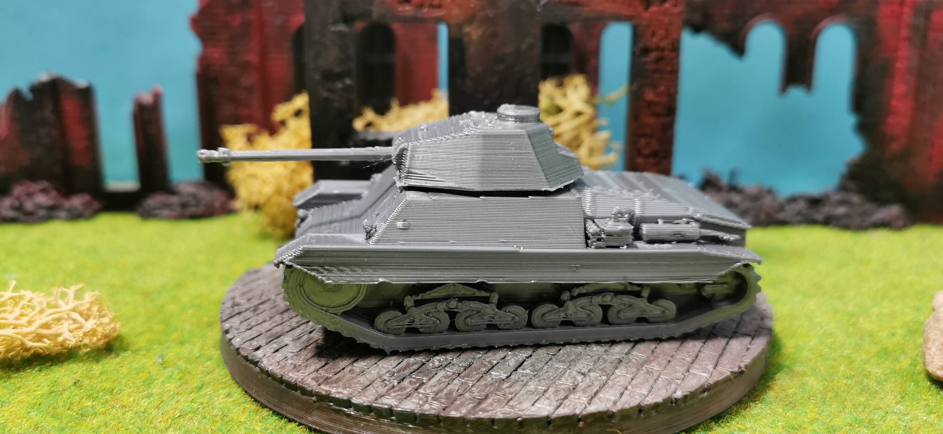 P.43 Carro Armato Italian WW2 Tank Model Kit 28 Mm / 20 Mm / - Etsy