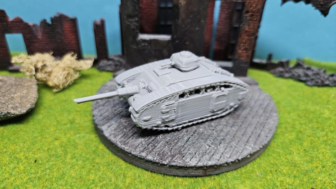 ARL V39 (V939 40) French Prototype Tank as a Model Kit | 28 Mm / 20 Mm ...