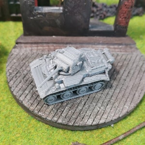 Light Tank Mk VII tetrarch A17 Panzer GB as Model Kit 28 Mm / 20 Mm ...
