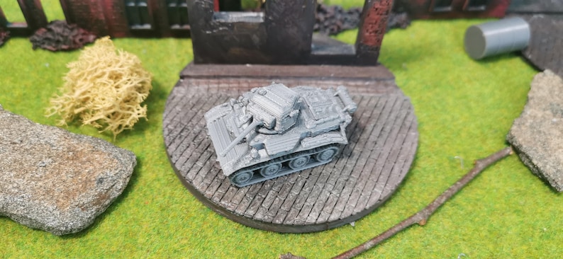 Light Tank Mk VII tetrarch A17 Panzer GB Model Kit | Etsy