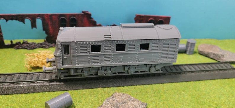 German WW2 Diesel Locomotive D311 Axis Powers Train Heavy Loco Model ...