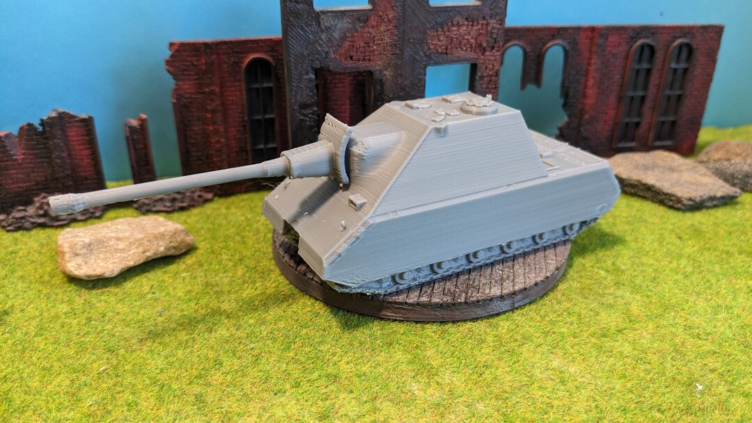Panzerkampfwagen VIII "jagdmaus" Prototype Military Unpainted Kit ...