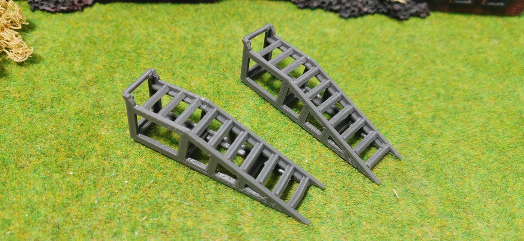 2 Pieces Loading Ramp | 1:18 1/16 | Model Building for Model Car ...