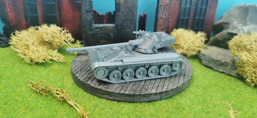 AMX-13 French Light Tank France Wot Model Kit in Scale 1/100 1/87 1/72 ...