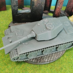 Panzerkampfwagen E-60 Saber-toothed Tiger German WW2 Prototype Tank Kit ...