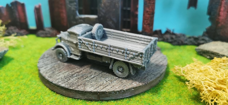Austin K3-4 (flatbed) Truck Military Truck Unpainted Kit British Model ...