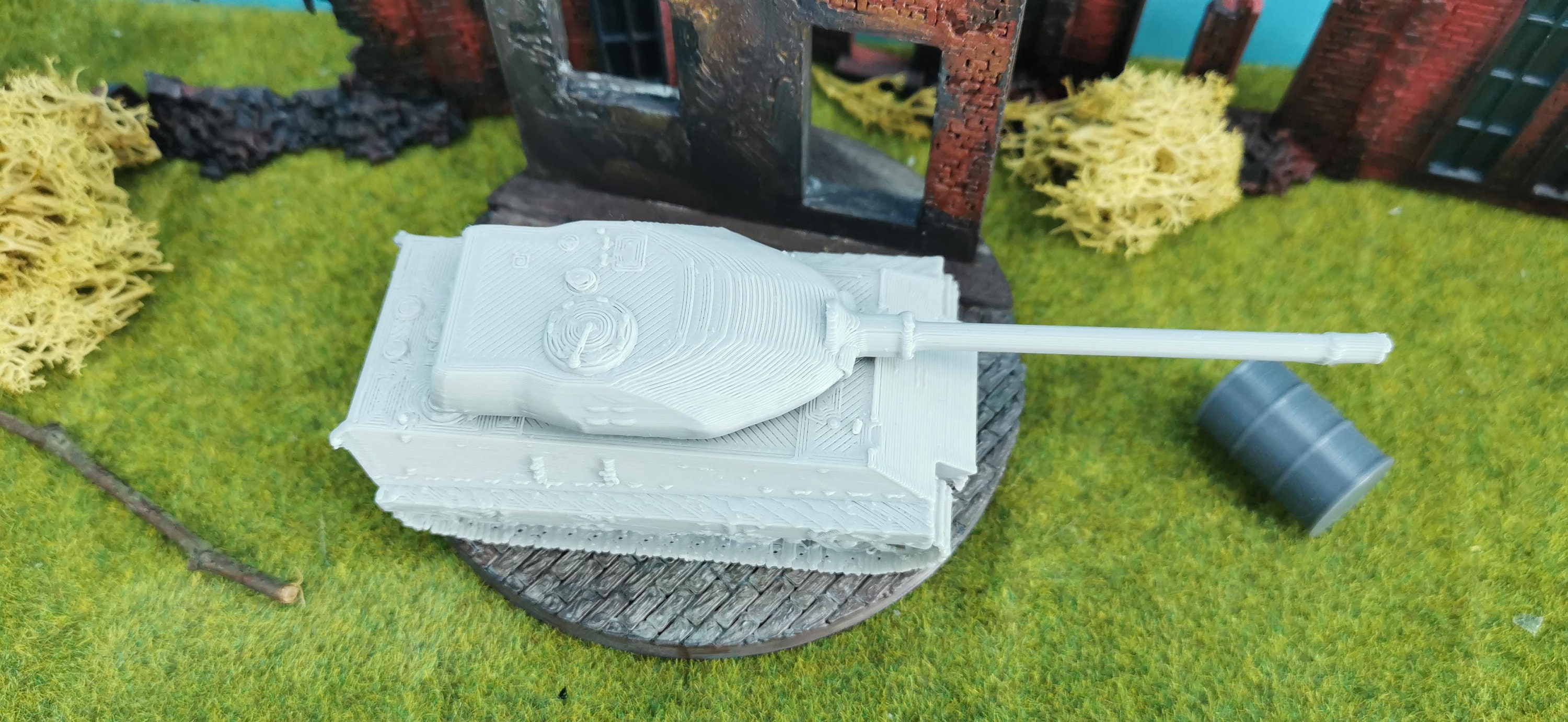E-75 Tiger III Aufs. E Tank tigerzahn With 128 Mm - Etsy
