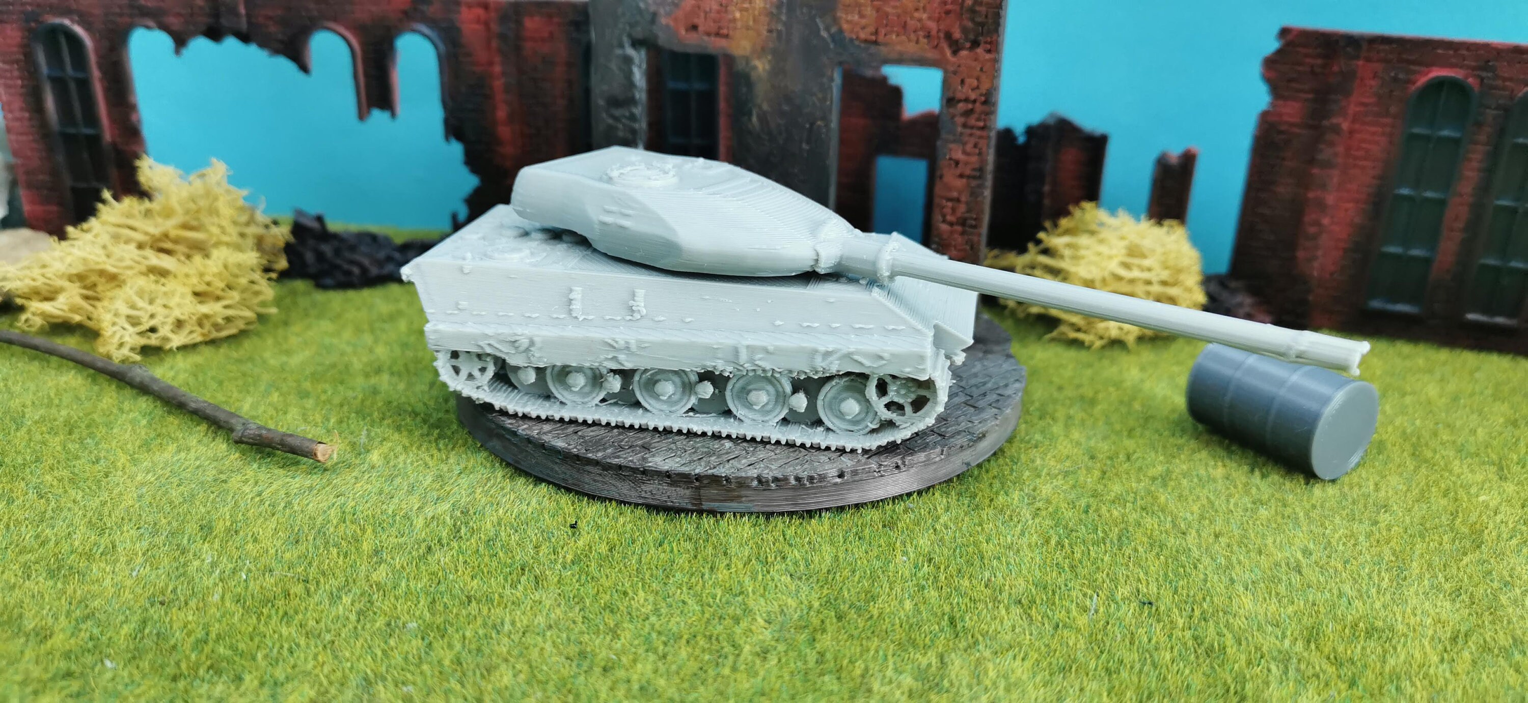E-75 Tiger III Aufs. E Tank tigerzahn With 128 Mm - Etsy