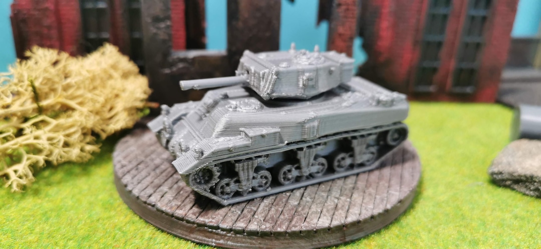 Tank Cruiser Ram Mk II 3D Printing Model Canada Tank in Scale 1/100 1/ ...