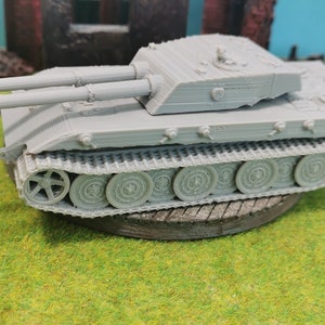 E-100 Ausf. G With 10.5 Cm Twin Double Loader Prototype Germany WW2 ...