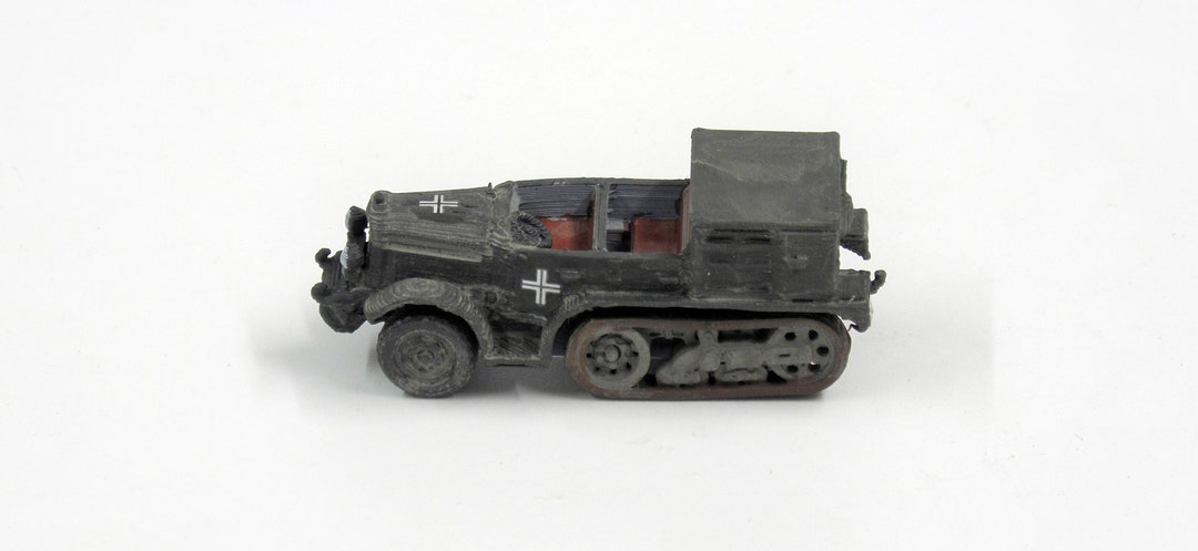 UNIC P107 Artillery Tractor Half Track Vehicle France Kit 28 Mm / 20 Mm ...