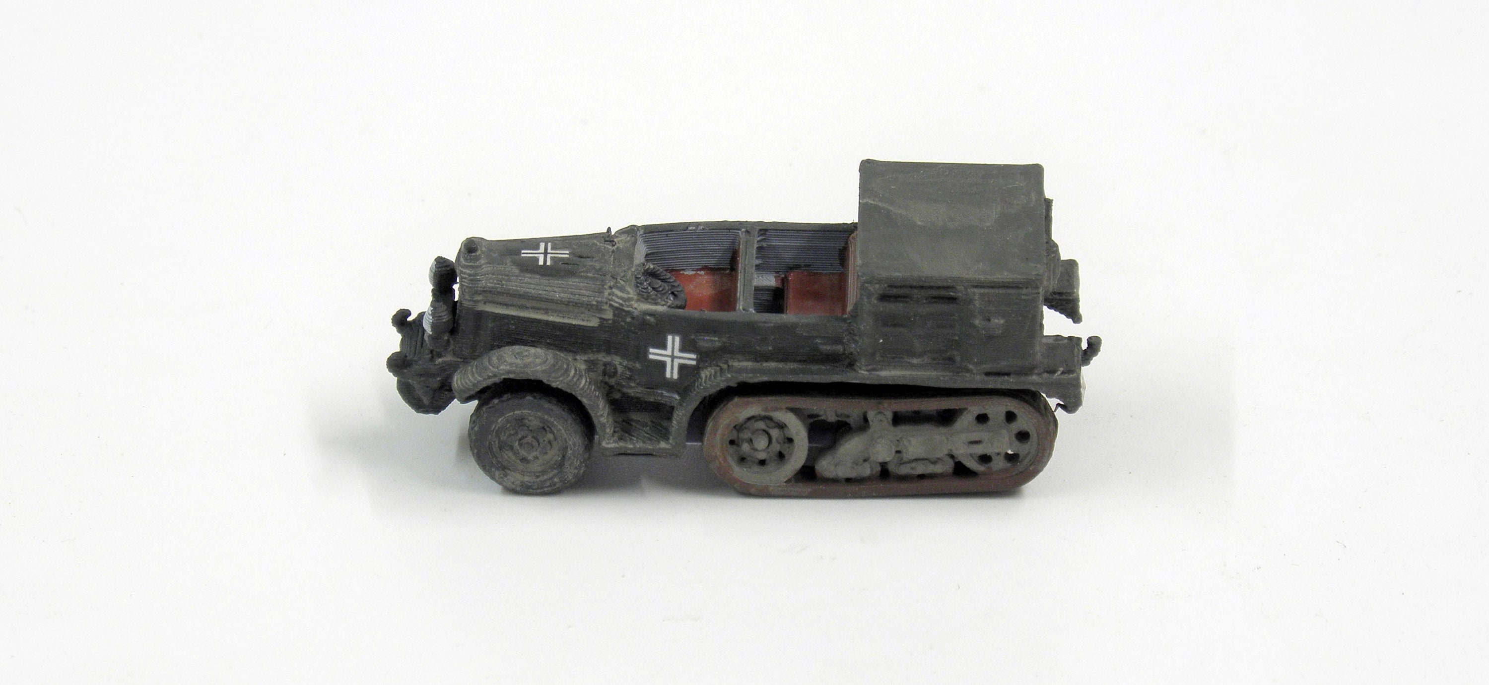 UNIC P107 Artillery Tractor Half Track Vehicle France Kit 28 - Etsy