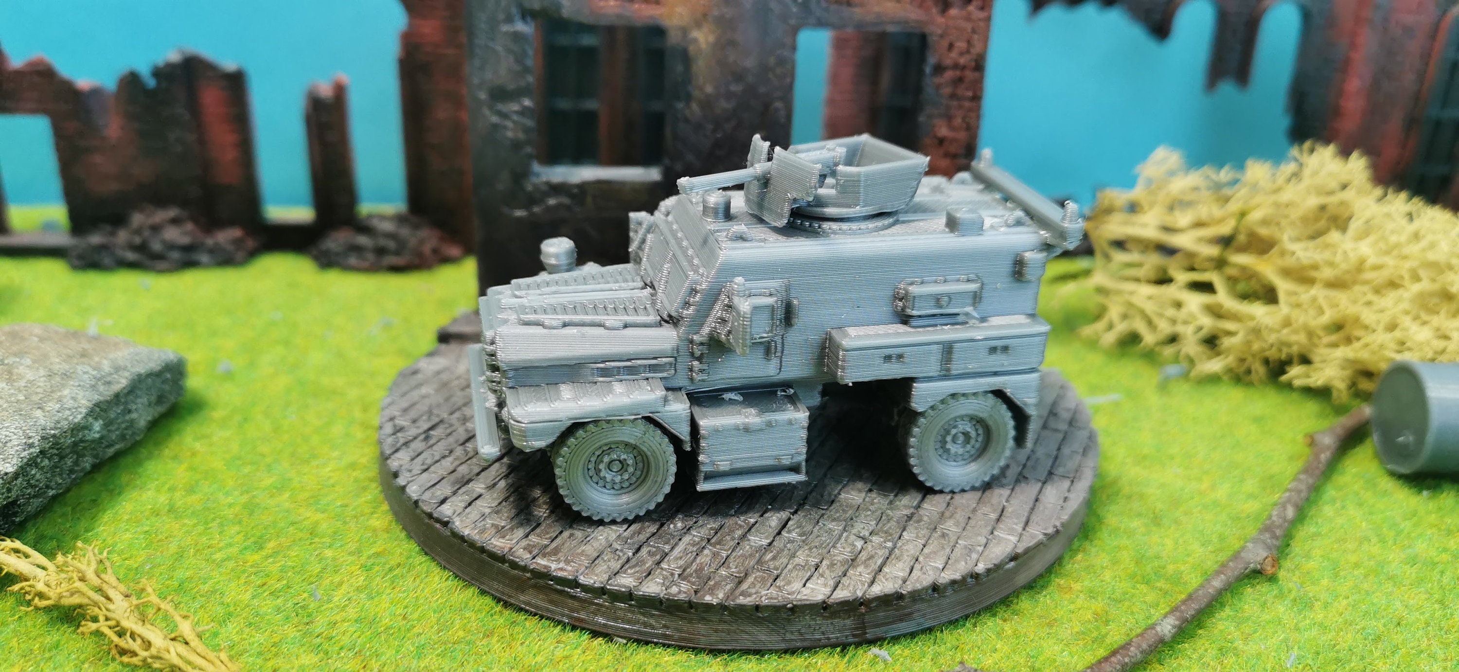 MRAP Cougar 4x4 All Terrain Vehicle Unpainted UK Army Military Model ...