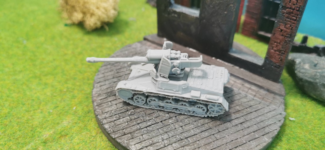 Panzerjager 1B With 75 Mm Cannon as Tank Model Kit 28 Mm / 20 Mm / 15 ...