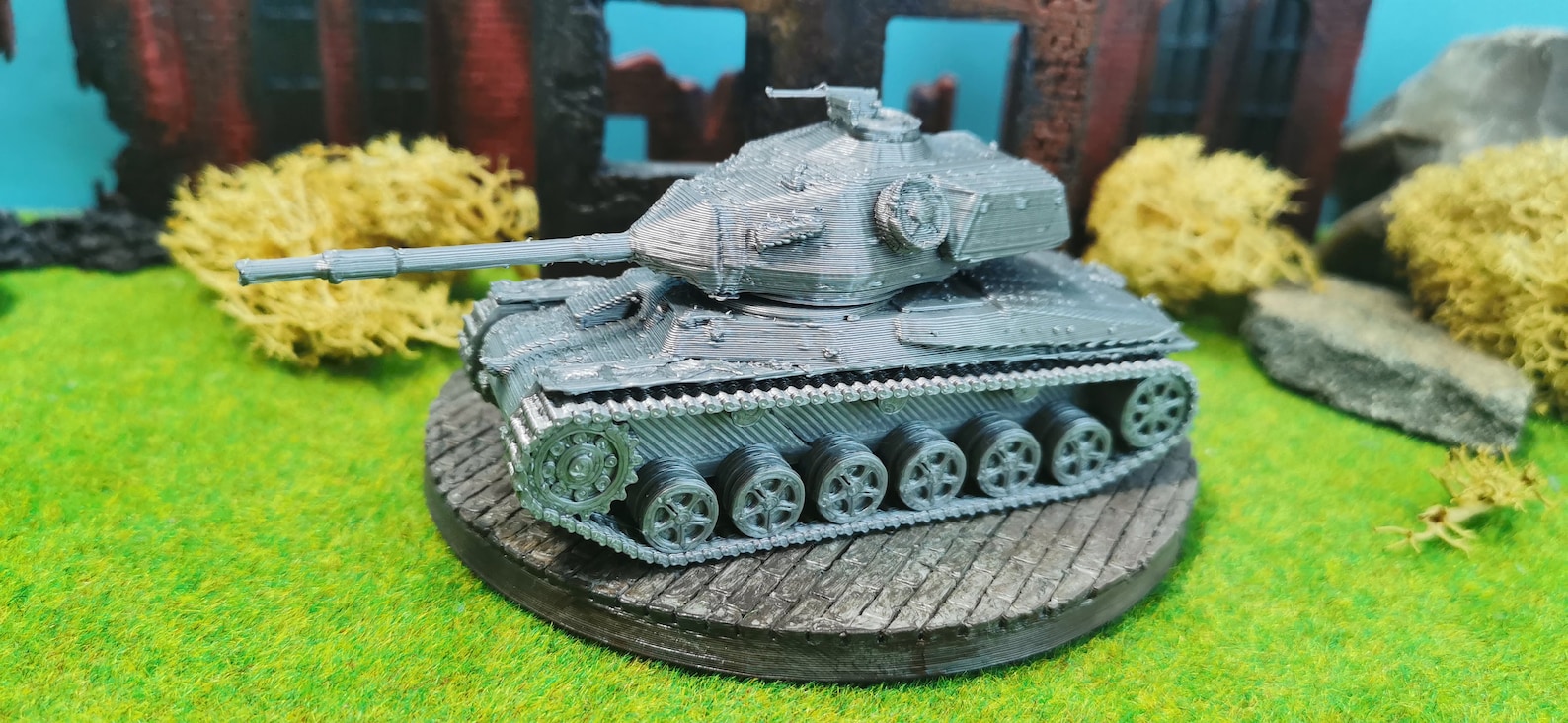 STRV 74 Swedish Assault Gun Tank Model | 28 Mm / 20 Mm / 15 Mm for Bolt ...