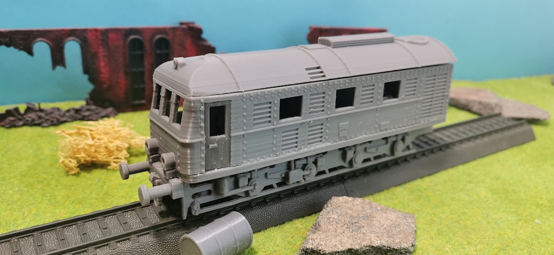 German WW2 Diesel Locomotive D311 Axis Powers Train Heavy Loco Model ...