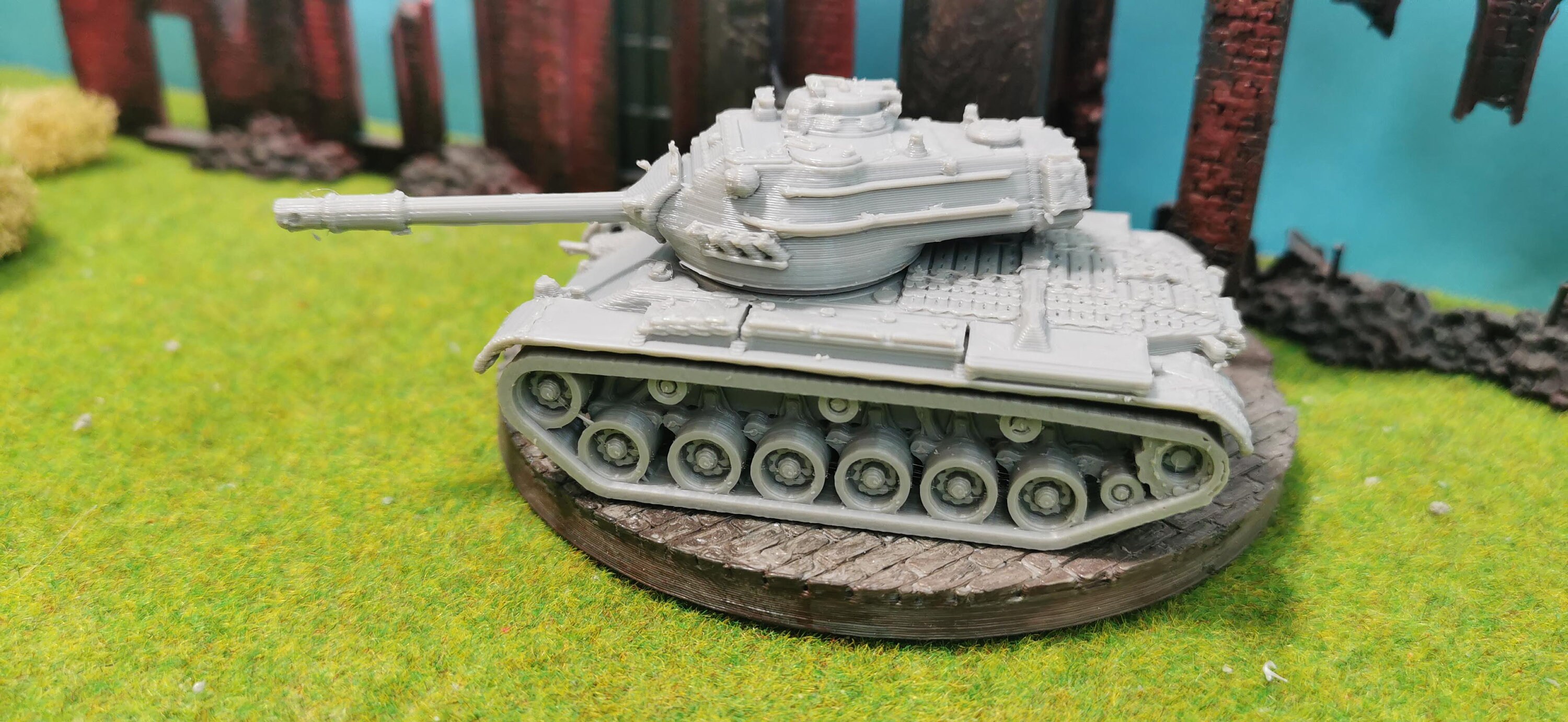 M47 "patton" Medium US Tank Military Unpainted Model Kit | 28 Mm / 20 ...