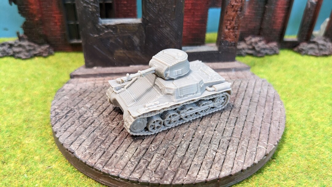 Panzerkampfwagen I With 20 Mm Cannon Panzer 1 as Kit 28mm/20mm/15mm for ...