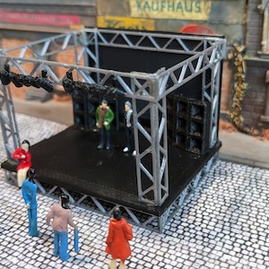 Open Air Stage Rock Concert Festival City Festival | Gauge H0 | 1:87 ...