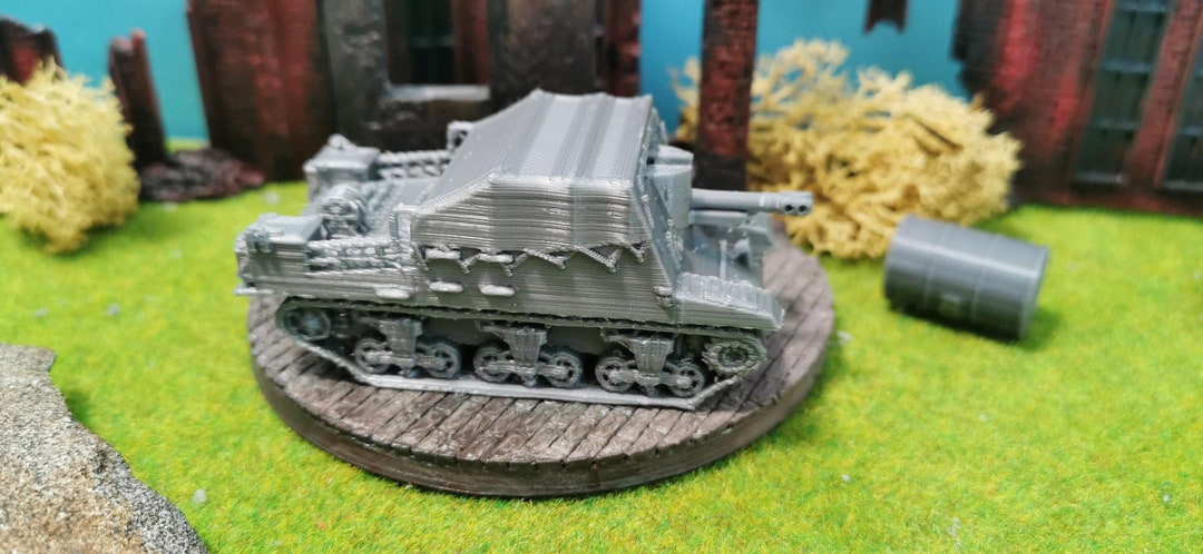 Sexton II British Self Drive Gun GB Model Kit 28 Mm / 20 Mm / 15 Mm for ...