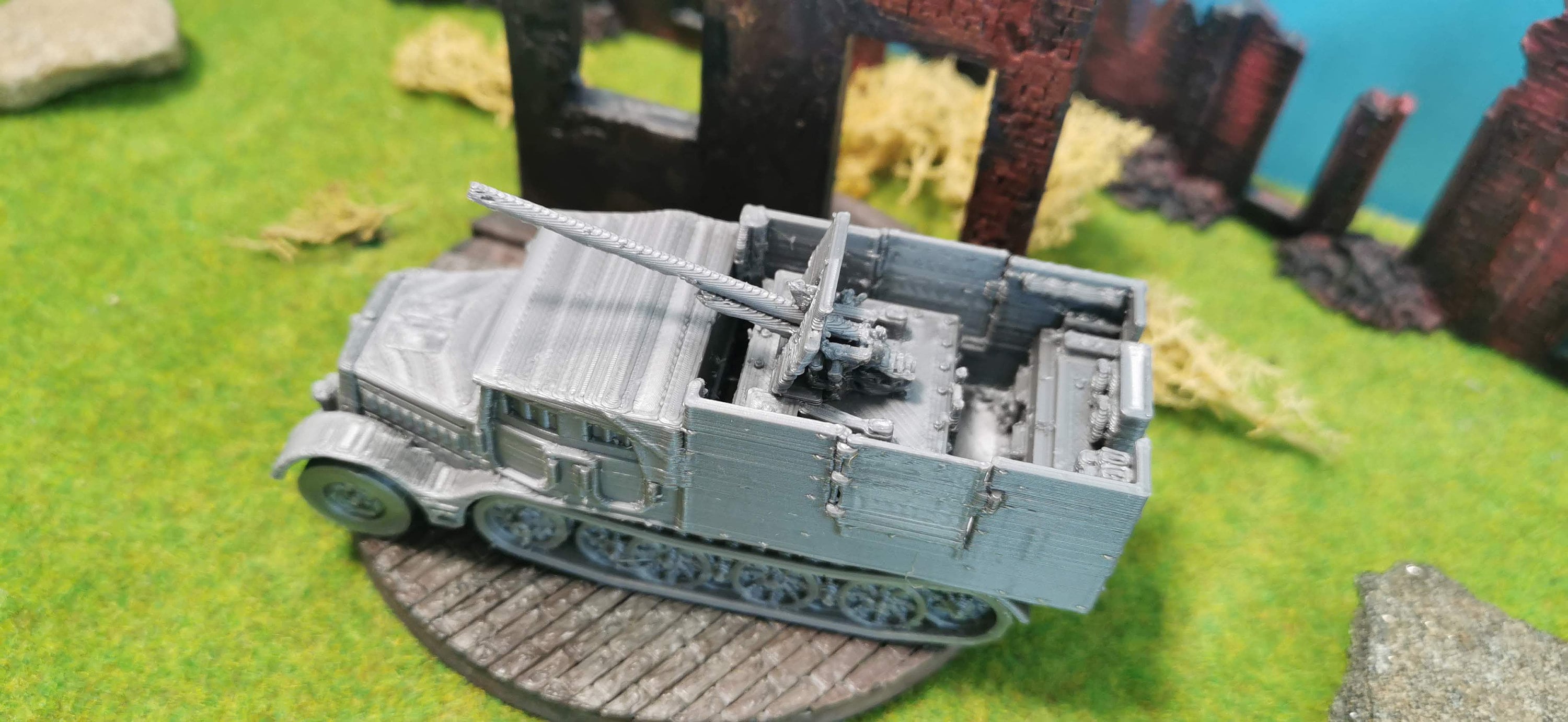 Sd.kfz. 9 diana Half-track Vehicle 7.62 CM Pak - Etsy UK