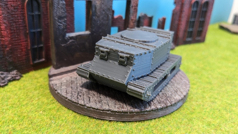Little Willie Prototype Tank WW1 GB Tank Model Kit | 28 Mm / 20 Mm / 15 ...