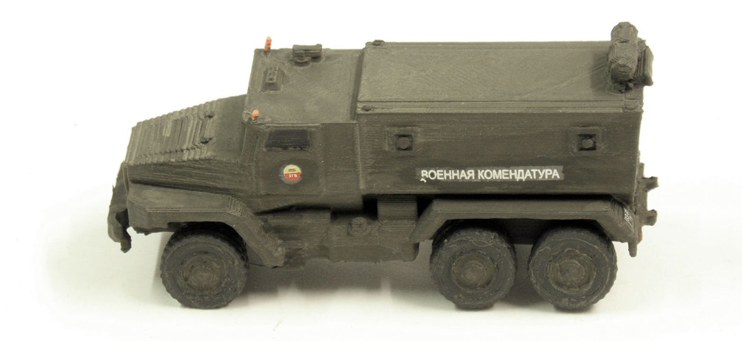 Ural Typhoon Soviet Truck as Model Kit 28 Mm / 20 Mm / 15 Mm for ZONA ...