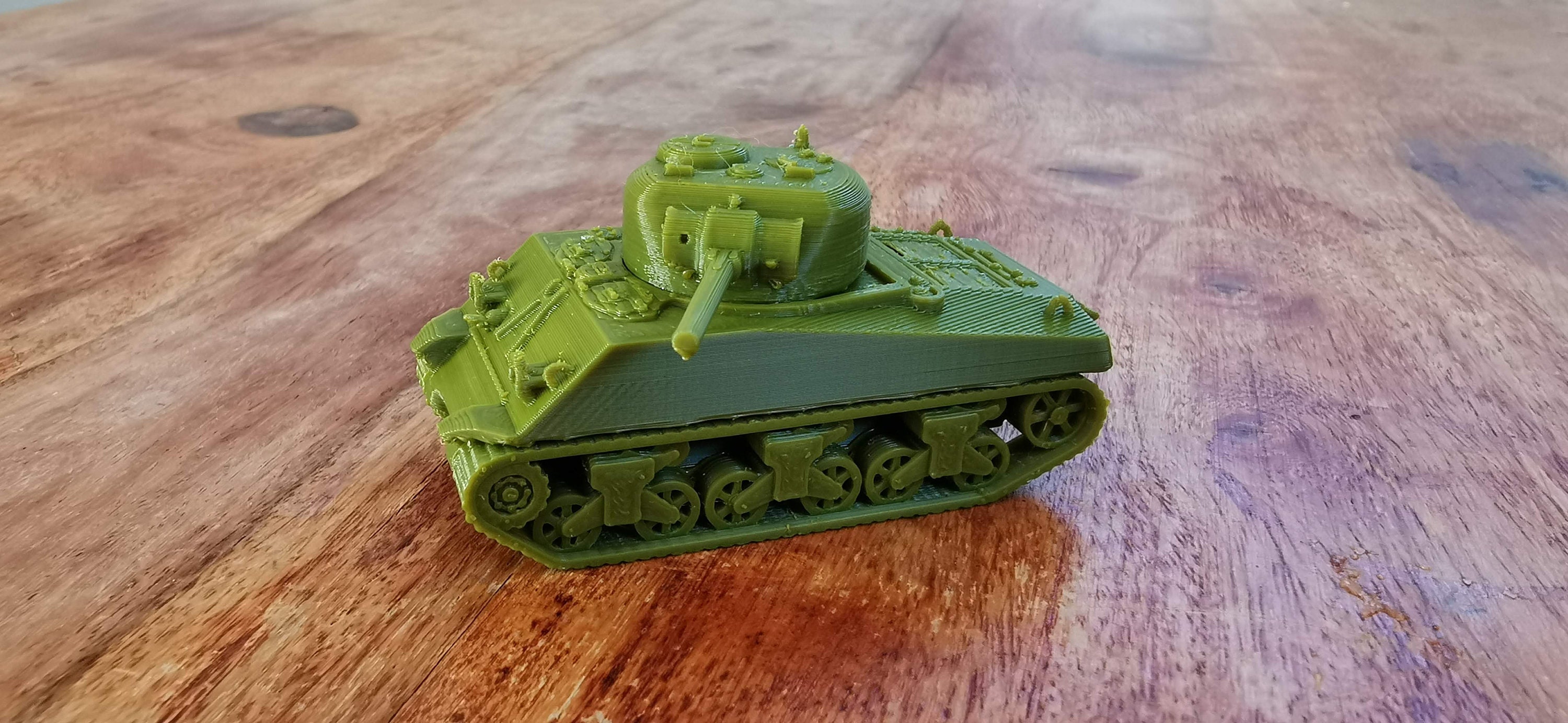 M4A3 Sherman US WW2 Tank Model Kit | 28 Mm / 20 Mm / 15 Mm for Team ...