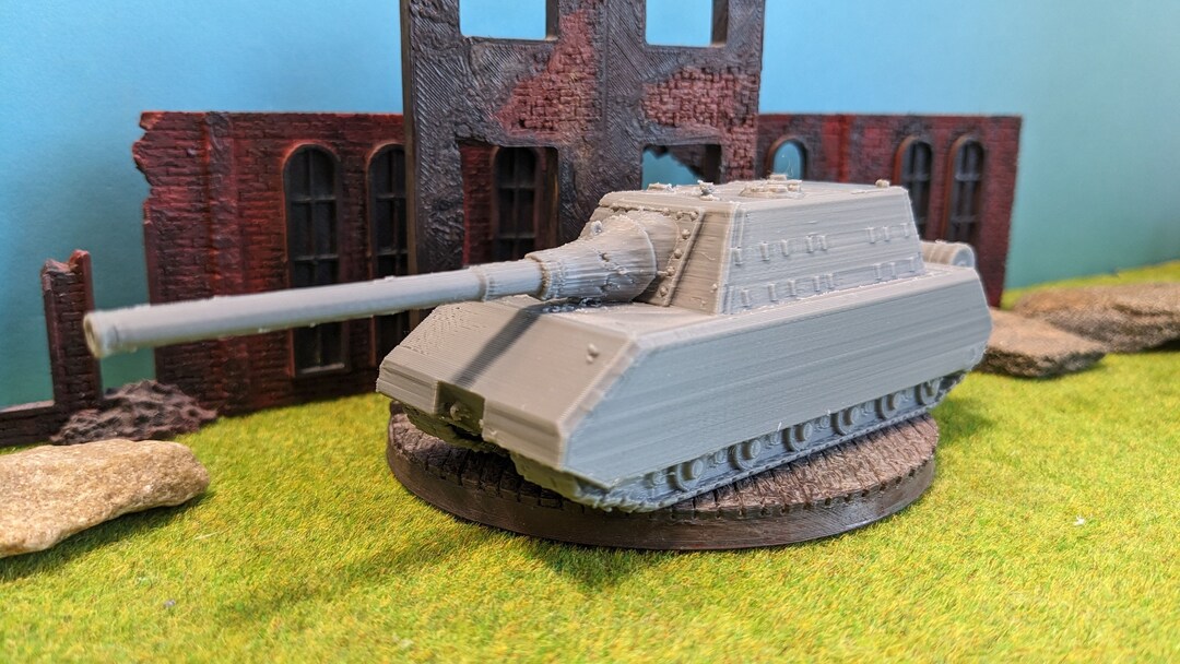 Panzerkampfwagen VIII "jagdmaus" Prototype Military Unpainted Kit ...