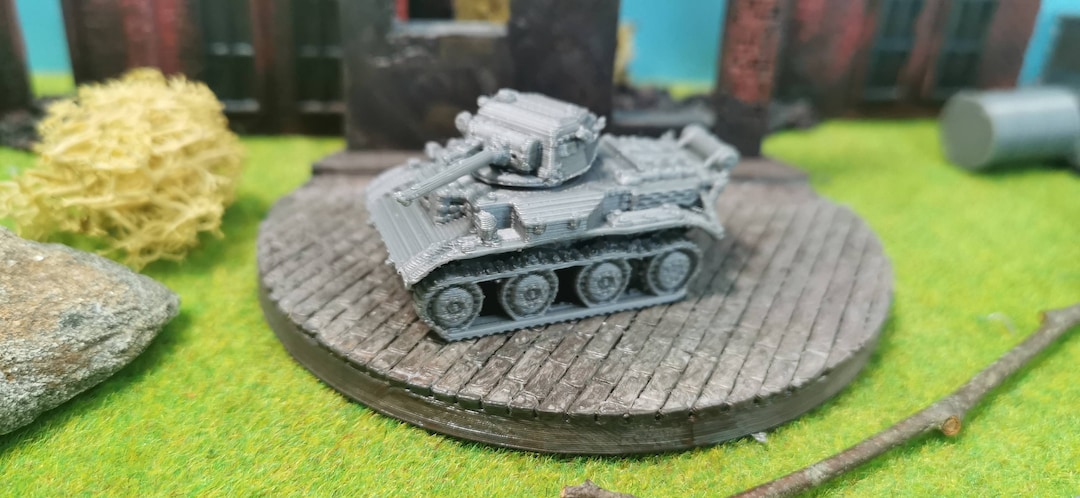 Light Tank Mk VII "tetrarch" A17 Panzer GB as a Model Kit | 28 Mm / 20 ...