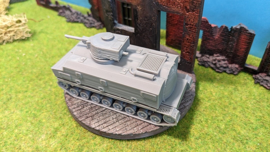 Type 3 ka-chi Japanese Amphibian Tank as WW2 Japan Model Kit 28mm ...