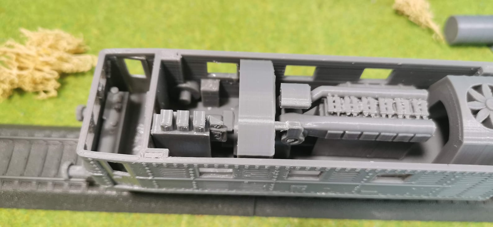 German WW2 Diesel Locomotive D311 Axis Powers Train Heavy Loco Model ...