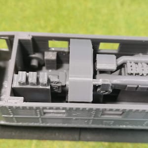 German WW2 Diesel Locomotive D311 Axis Powers Train Heavy Loco Model ...