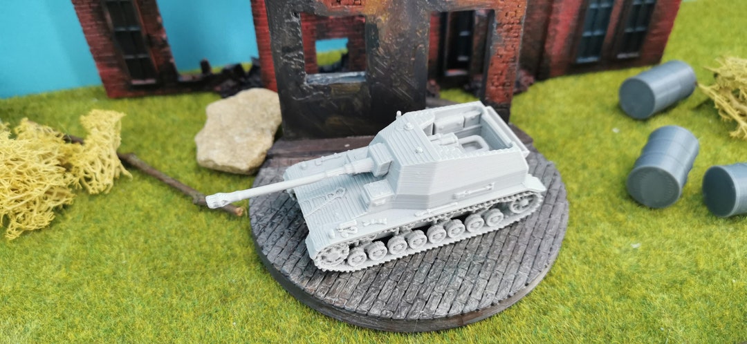 Selbstfahrlafette IV A "Dicker Max" Panzer Militär unlackiert 3D Druck ...