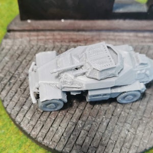 Panzerspähwagen Sd.kfz. 222 German WW2 Wheeled Tank Model Kit | 28 Mm ...