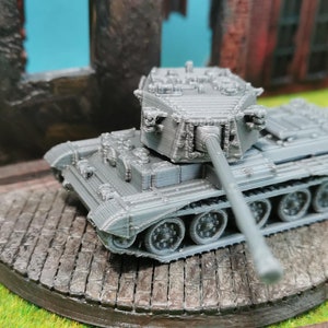 FV4101 Cromwell Heavy "charioteer" GB Tank Model Kit | 28 Mm / 20 Mm ...