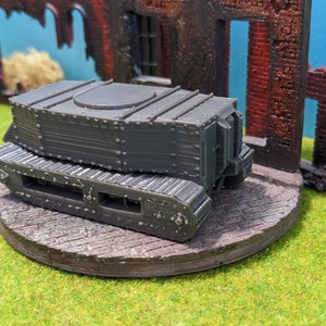 Little Willie Prototype Tank WW1 GB Tank Model Kit | 28 Mm / 20 Mm / 15 ...