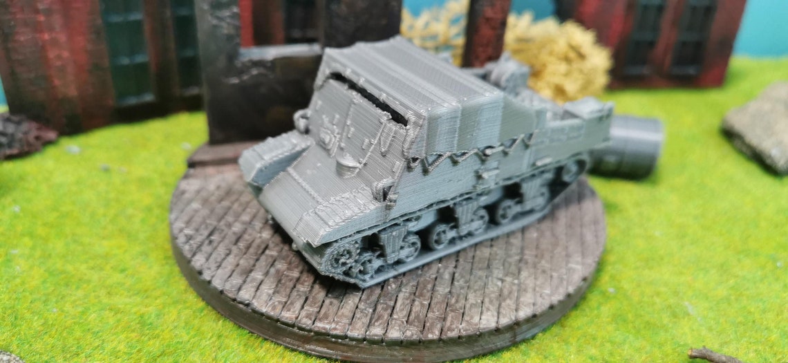 Sexton II GPO Panzer Kommandopanzer UK as Model Kit 28 Mm / - Etsy