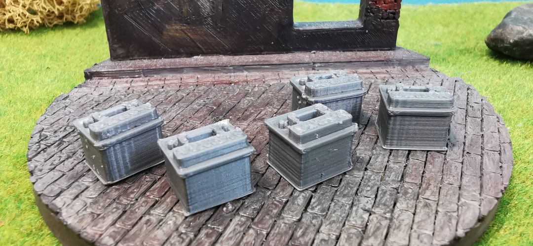 5x Model Making Car Battery 12V Vehicle Battery 1/18 1:16 for Workshop ...